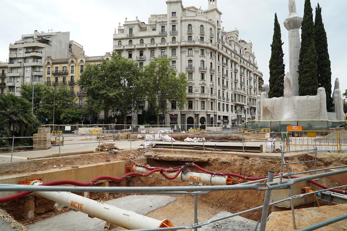 Las obras del colector de la Diagonal podrían terminar el 21 de diciembre