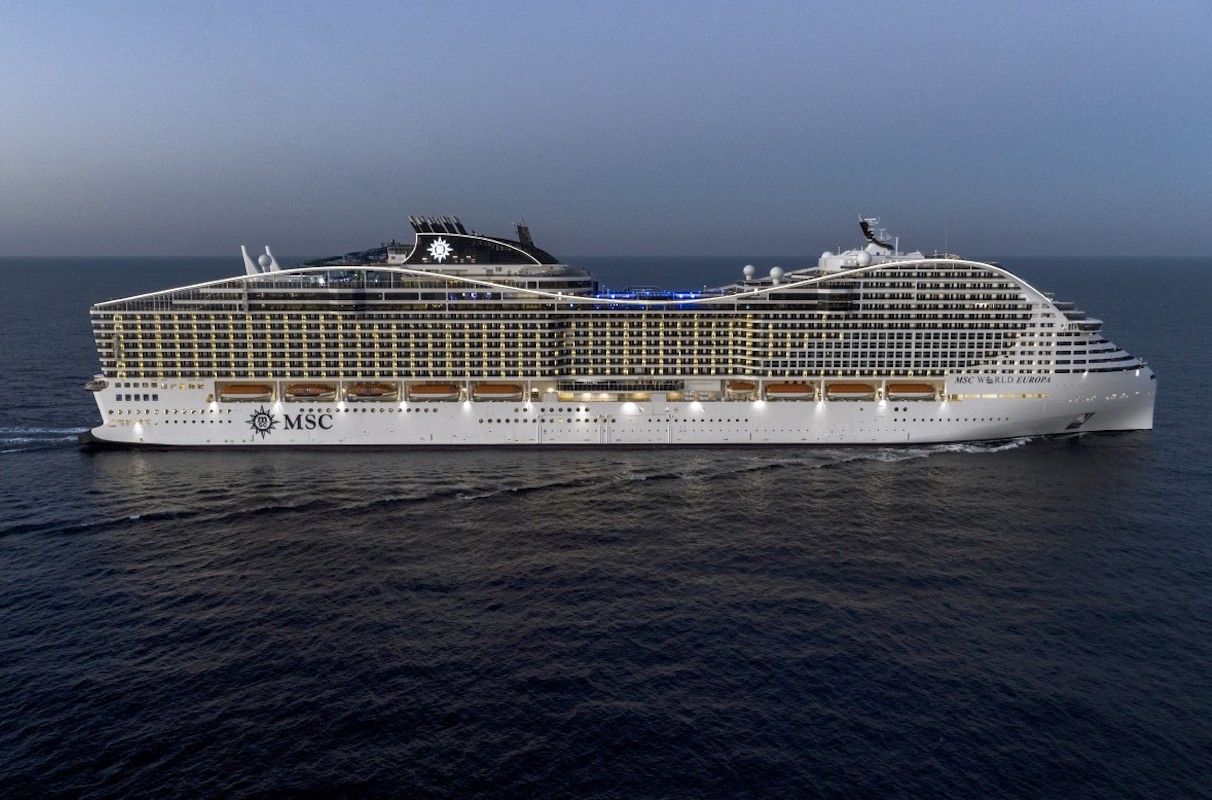 Llega a Barcelona el MSC World Europa