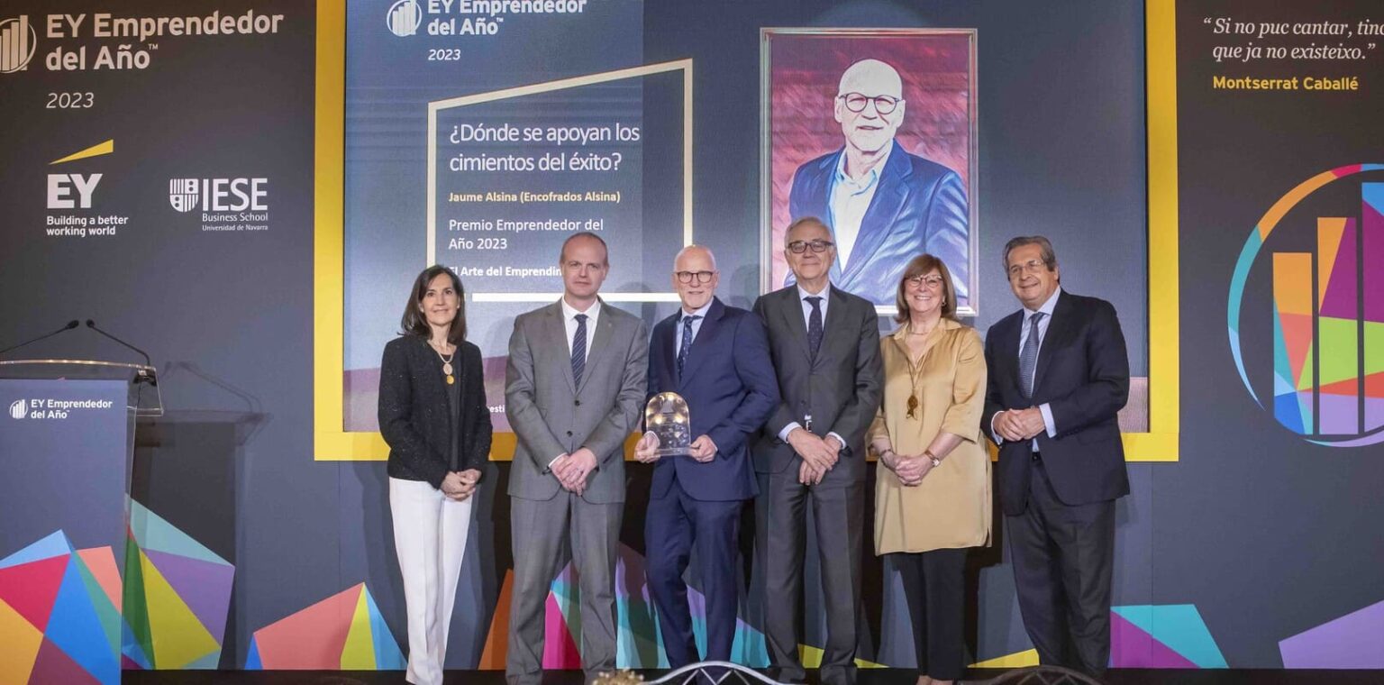 Jaume Alsina gana el Premio Emprendedor del Año 2023 que organiza EY